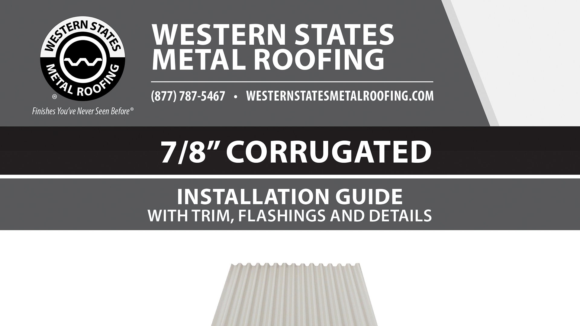 Metal Roofing & Metal Siding Installation Guides