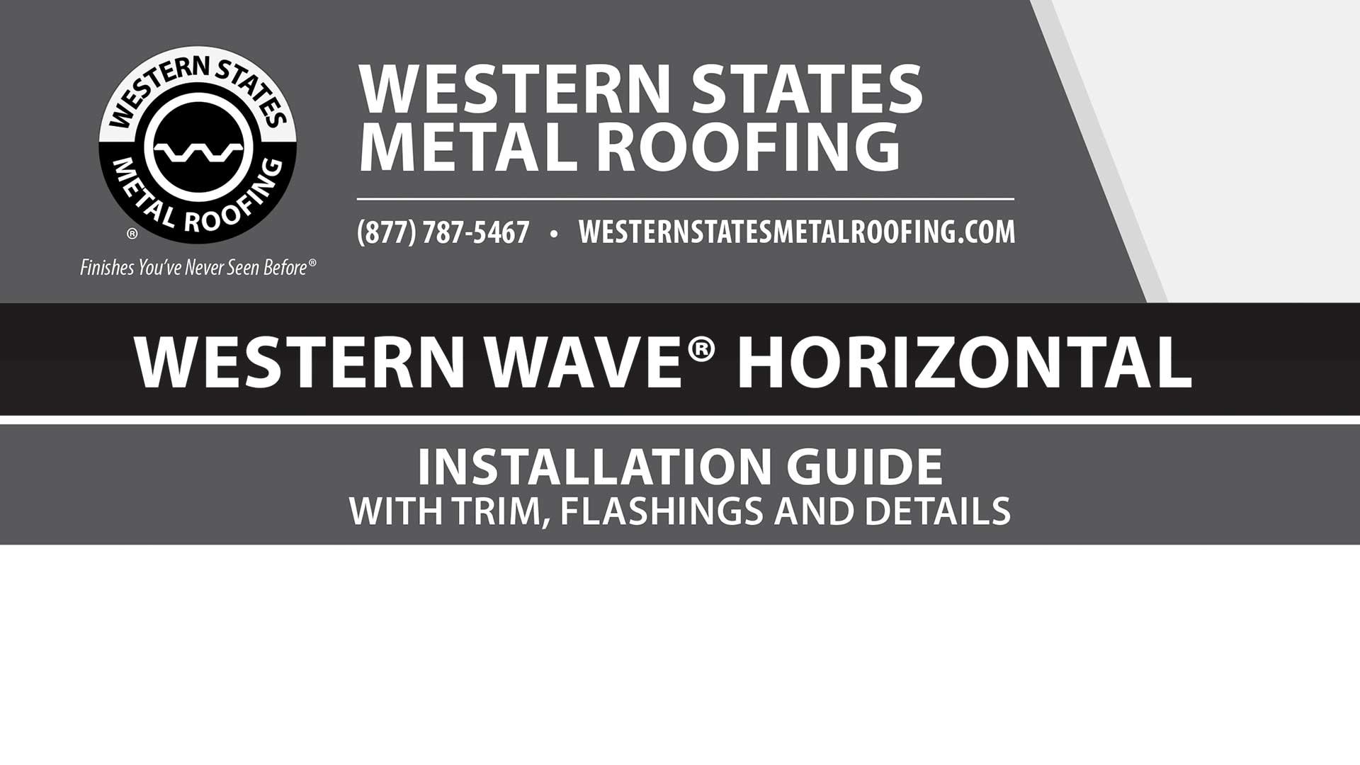 Metal Roofing & Metal Siding Installation Guides