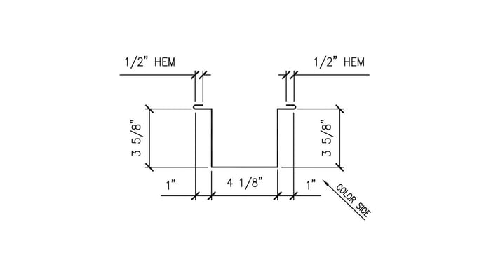 Straight Downspout | MS2 Mechanically Seamed Roofing