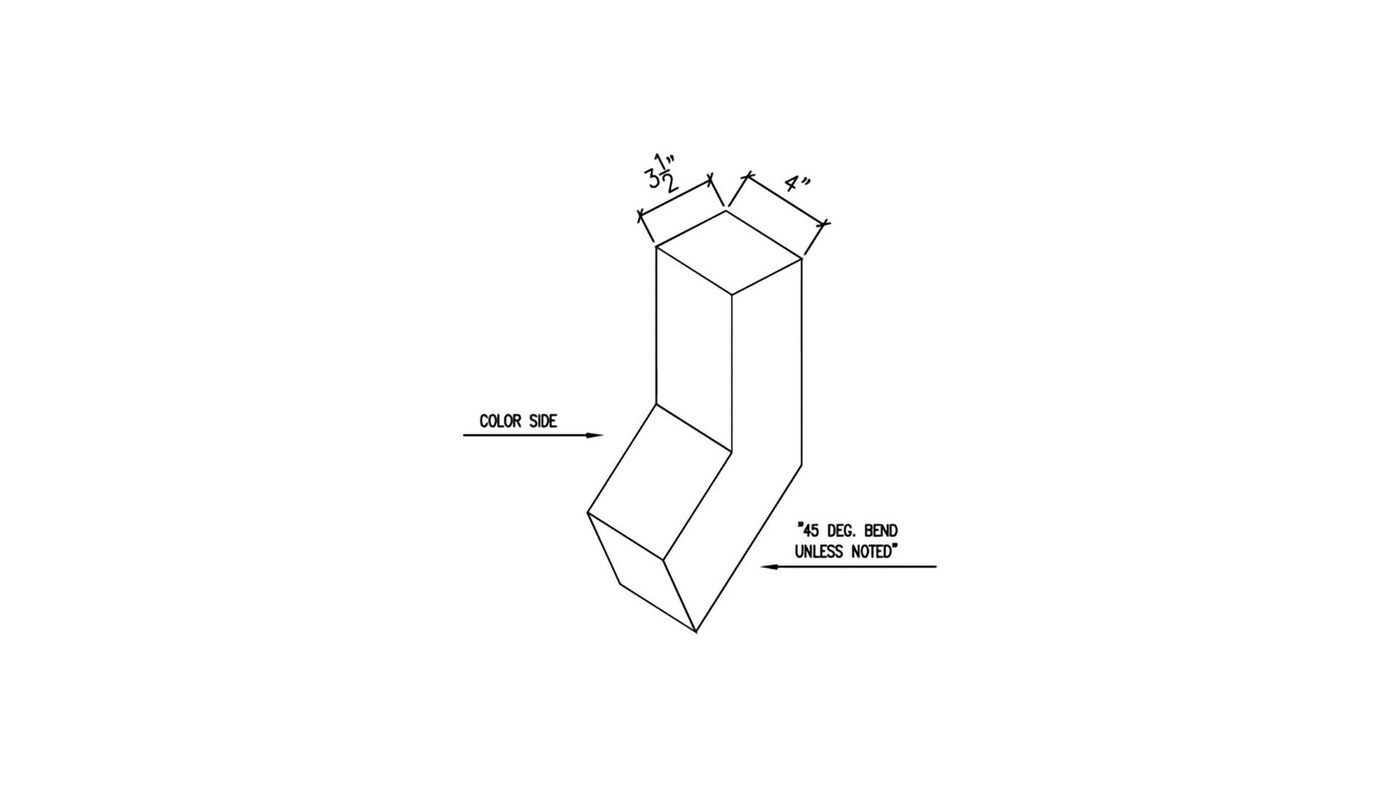 Downspout With Kickout | MS2 Mechanically Seamed Roofing