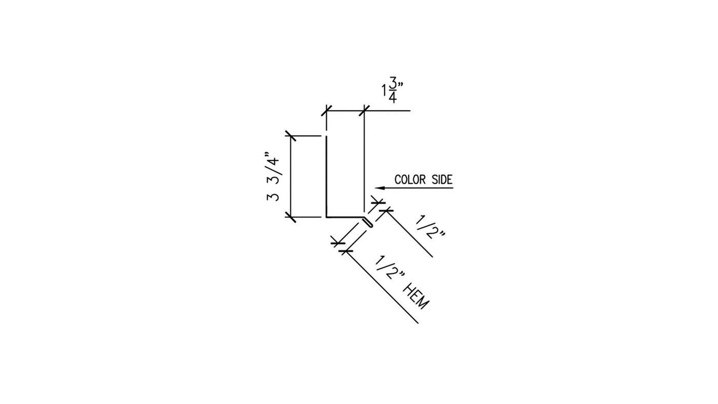 Part #WS-206 Base Trim for PBR Panel and R Panel