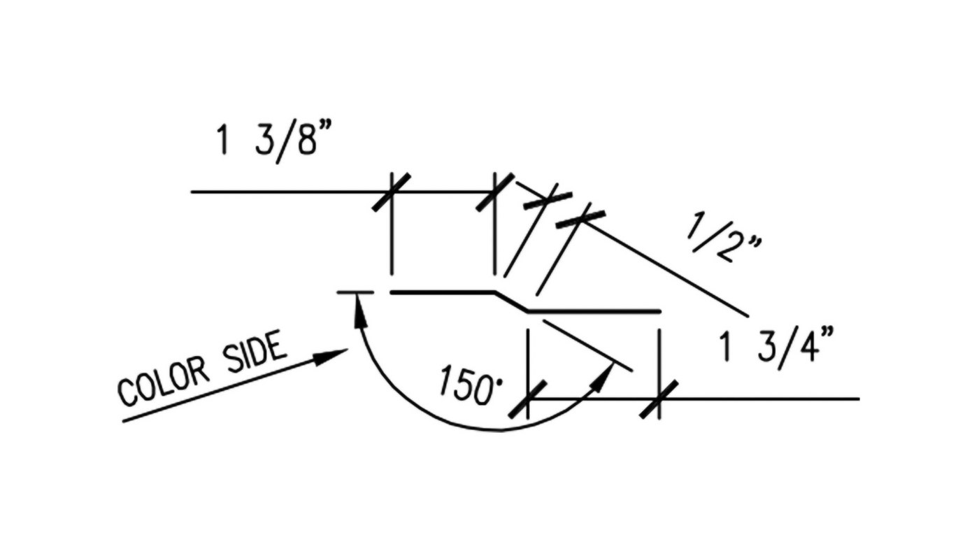 Joggle Cleat/Offset Cleat for Western Lock® Standing Seam