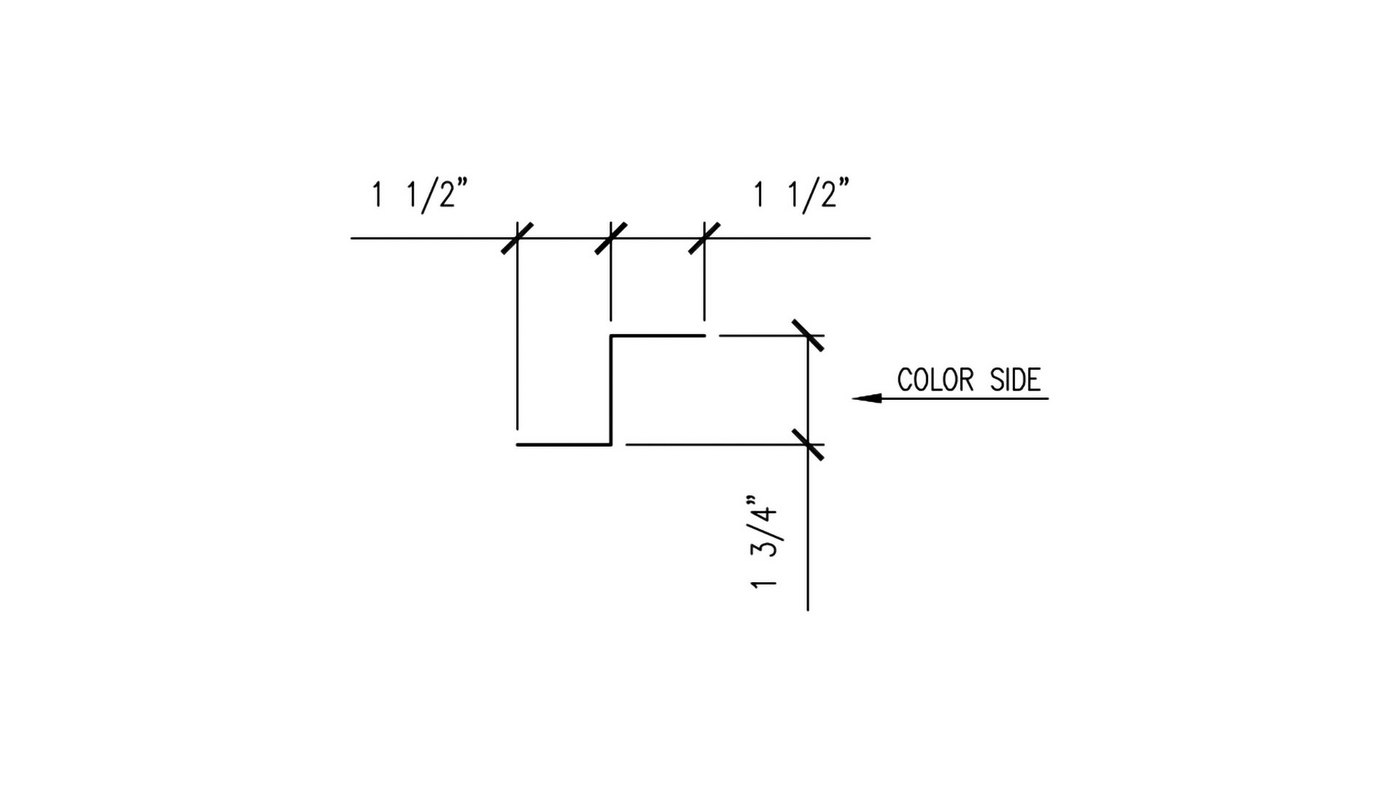 Vented Ridge Cap For Western Lock® Standing Seam