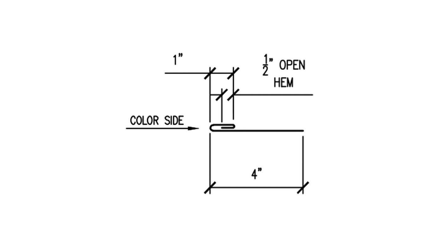 Gable Starter Trim for Western Lock® Standing Seam