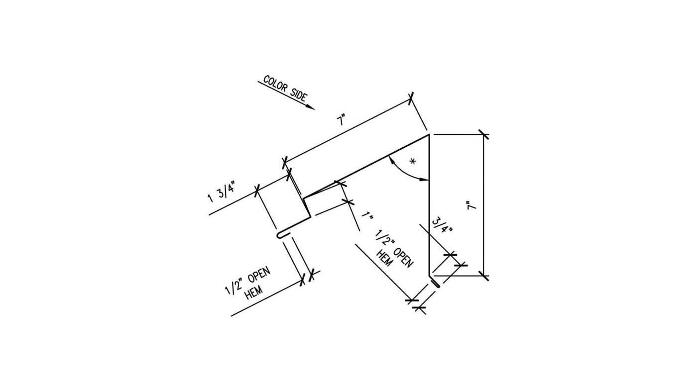 Floating High Eave/Peak for Western Lock® Standing Seam