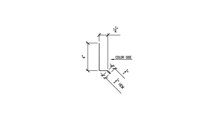 Base Trim - Horizontal Installation | T-Groove® Metal Wall Panel