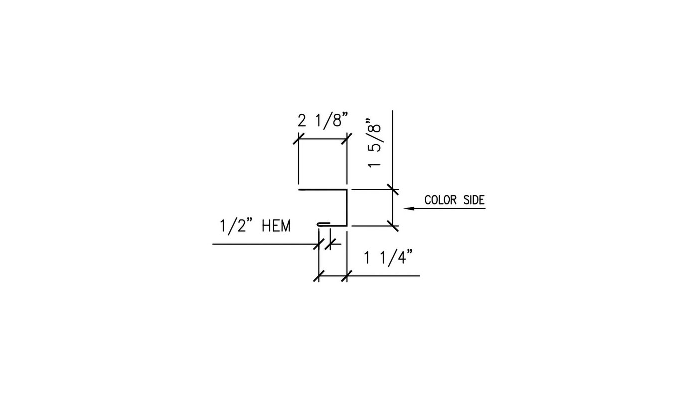 Head Trim & Details For Western Rib® (7.2 Panel)