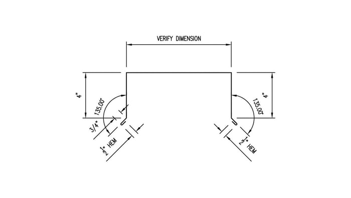 Parapet Wall Cap - Vertical Install | Western Wave | Part #WS-611