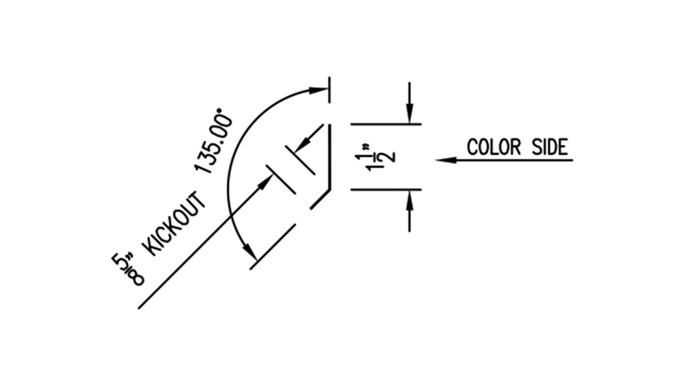 Parapet Wall Cap - Horizontal Install | Western Wave | Part #WS-611