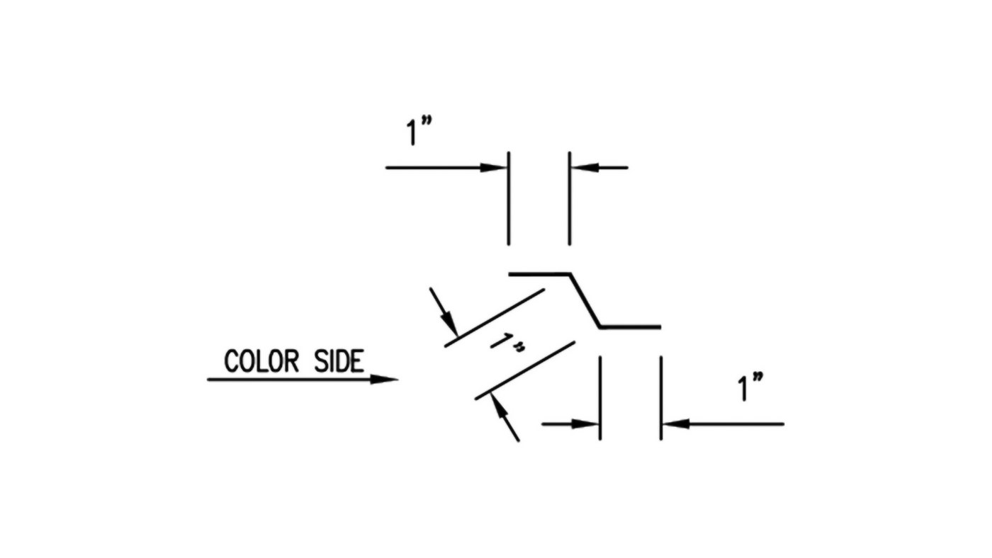 Part #WS-622 Z-Metal Trim