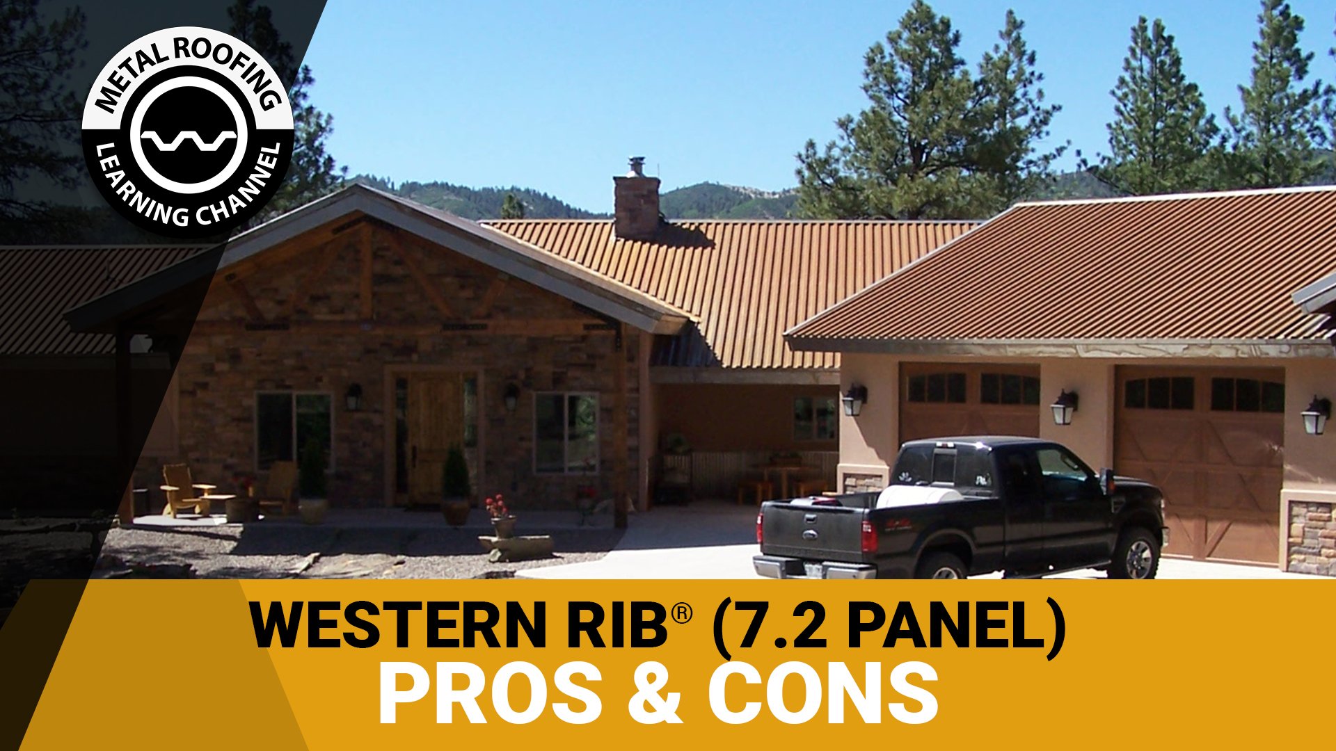 Western Rib (7.2 Panel) Metal Roofing | Siding | Fencing | Buy Direct