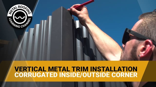 Outside Corner Trim - Vertical Installation | Western Reveal®