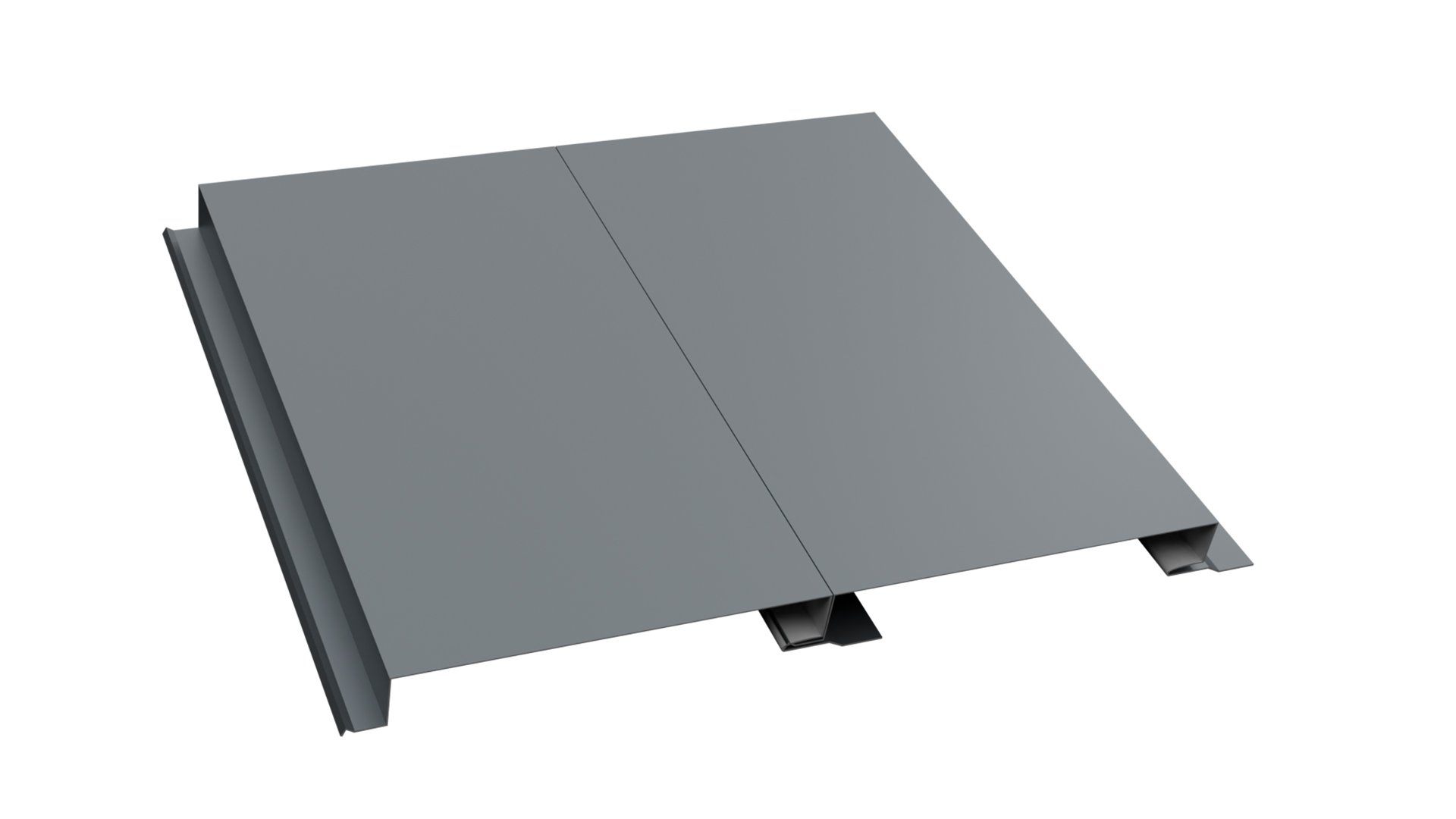 Metal Roofing, Siding, and Wall Panels in Dolphin Gray