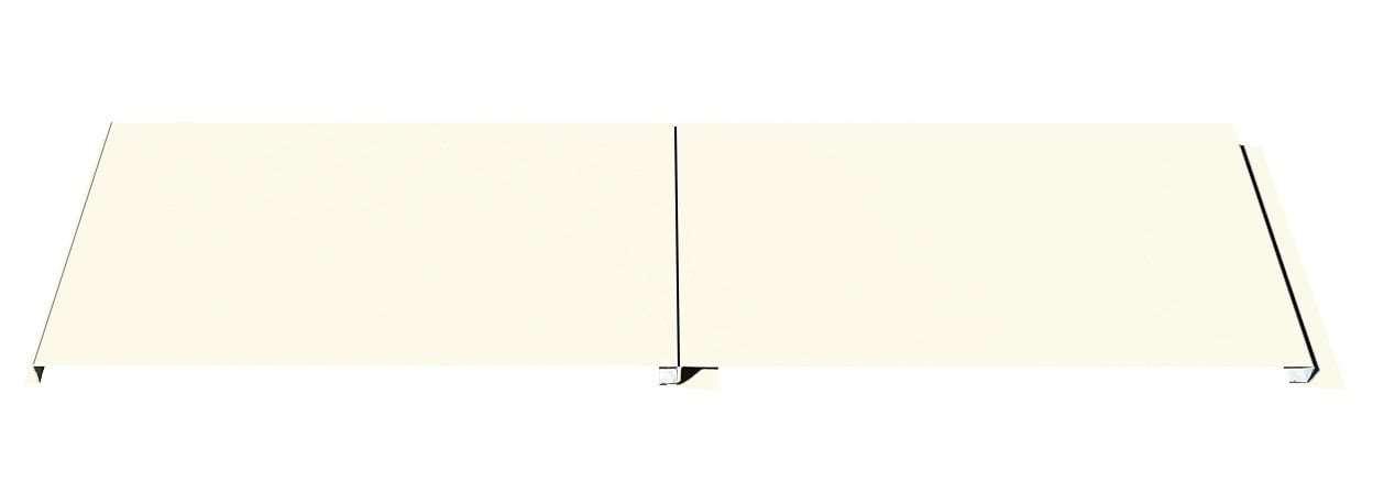 Solar White® T-Groove® Metal Wall Panels