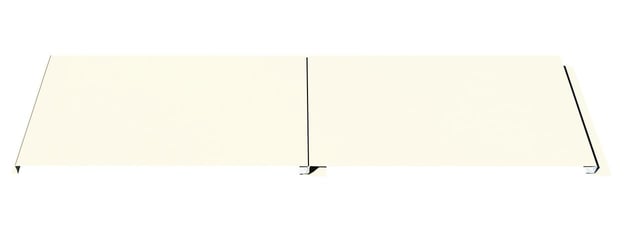 Solar White® T-Groove® Metal Wall Panels