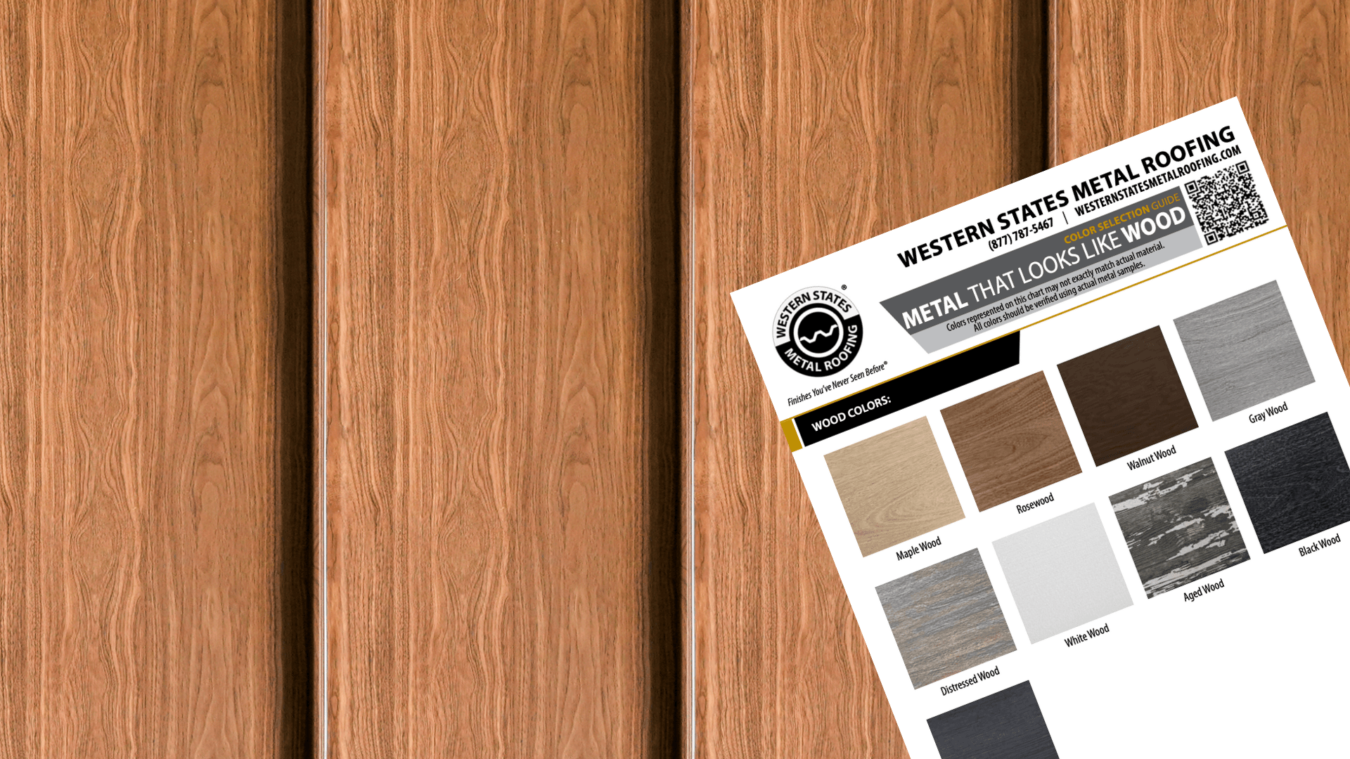 Wood Lock® Standing Seam Metal Roofing Panels That Look Like Wood
