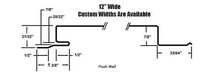 Weathered Rustic® T-Groove Metal Wall Panels
