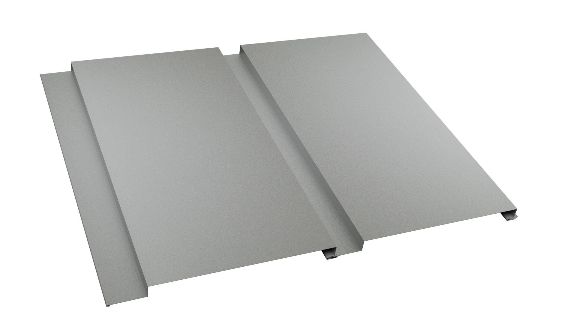 Metal Wall and Roof Panels In Silver Metallic