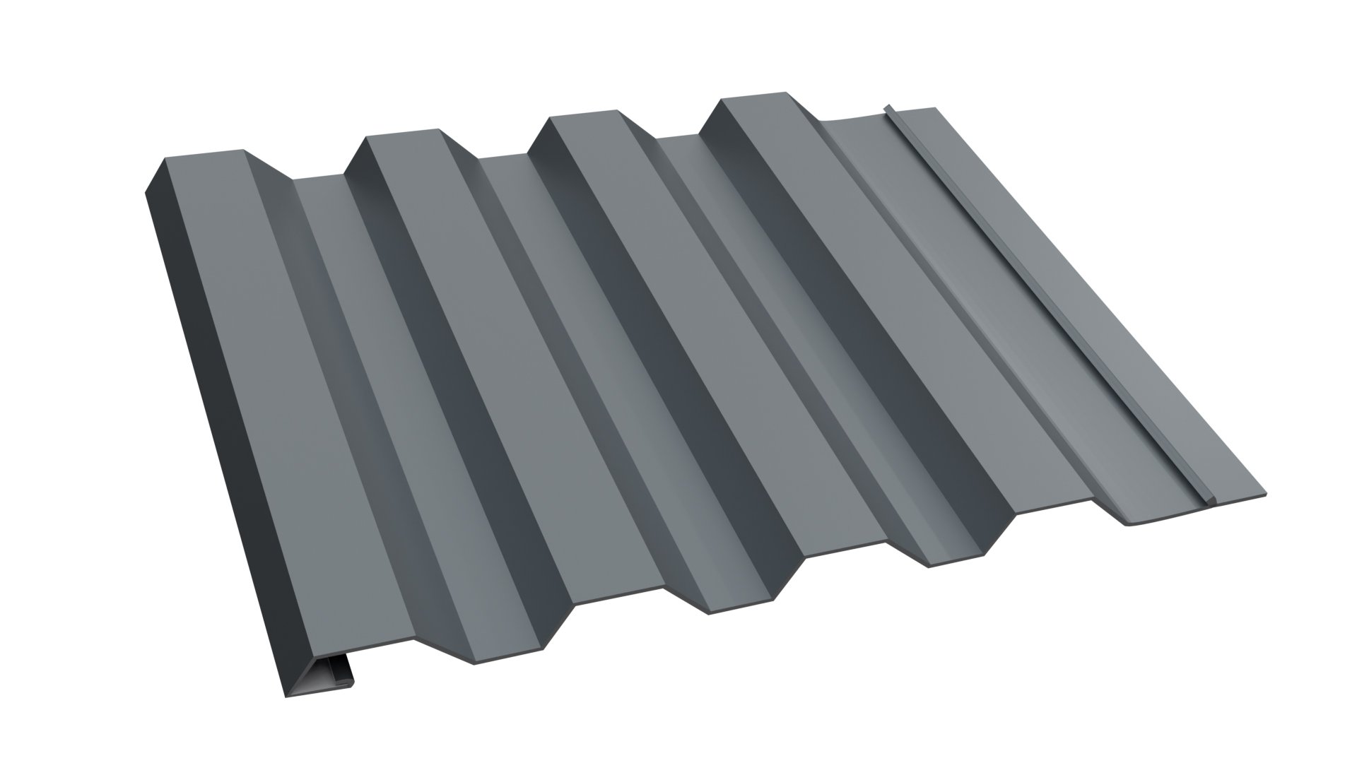 Metal Roofing, Siding, and Wall Panels in Dolphin Gray