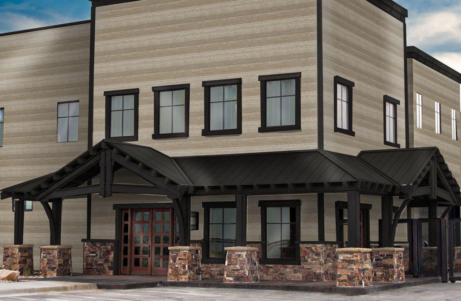 Metal Siding That Looks Like Reclaimed Wood.