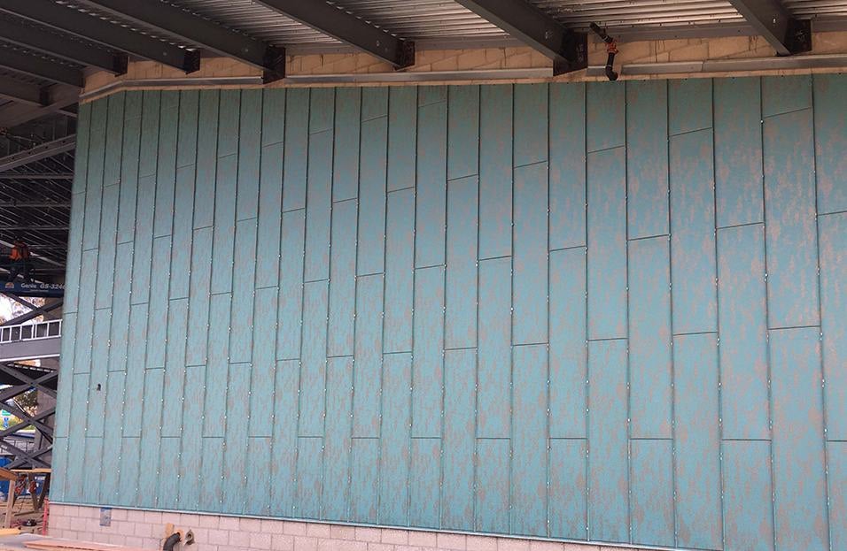 Copper Wall Cladding