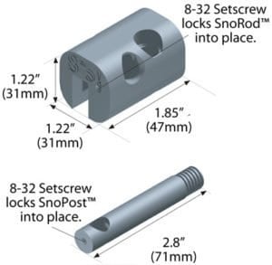 SnoFence Metal Roof Snow Fence Guard