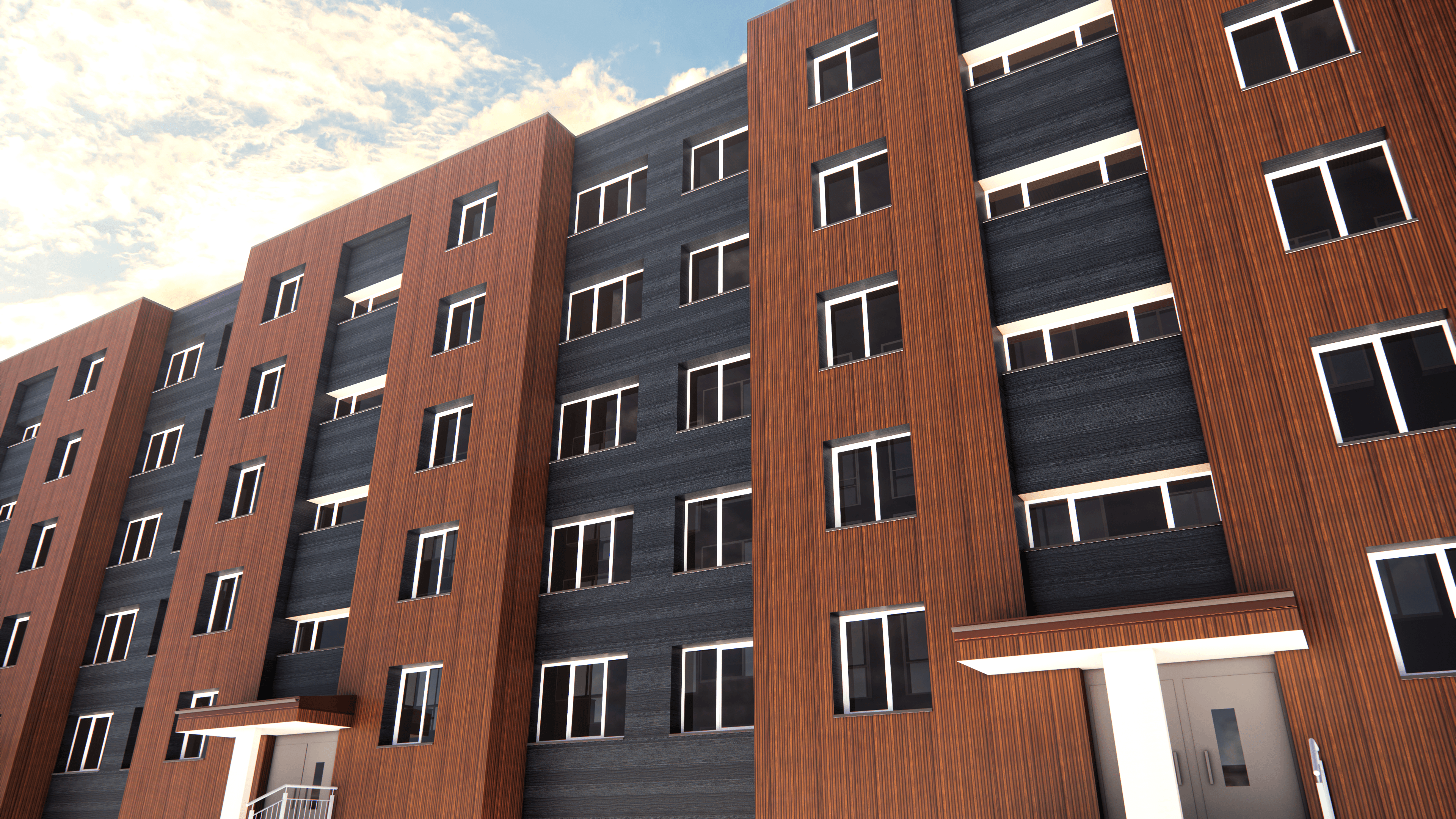 Metal Siding That Looks Like Wood. Black Wood