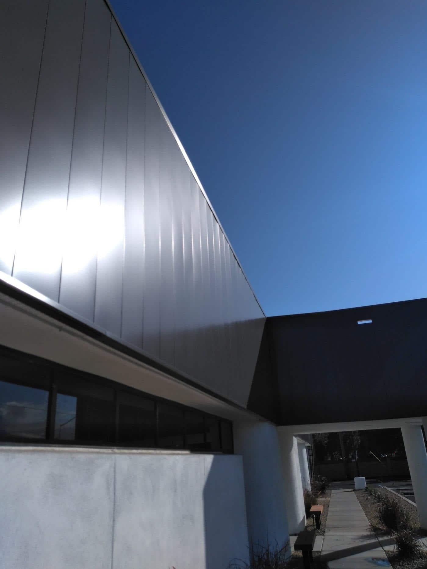 Metal Roofing, Siding, and Wall Panels in Charcoal Gray