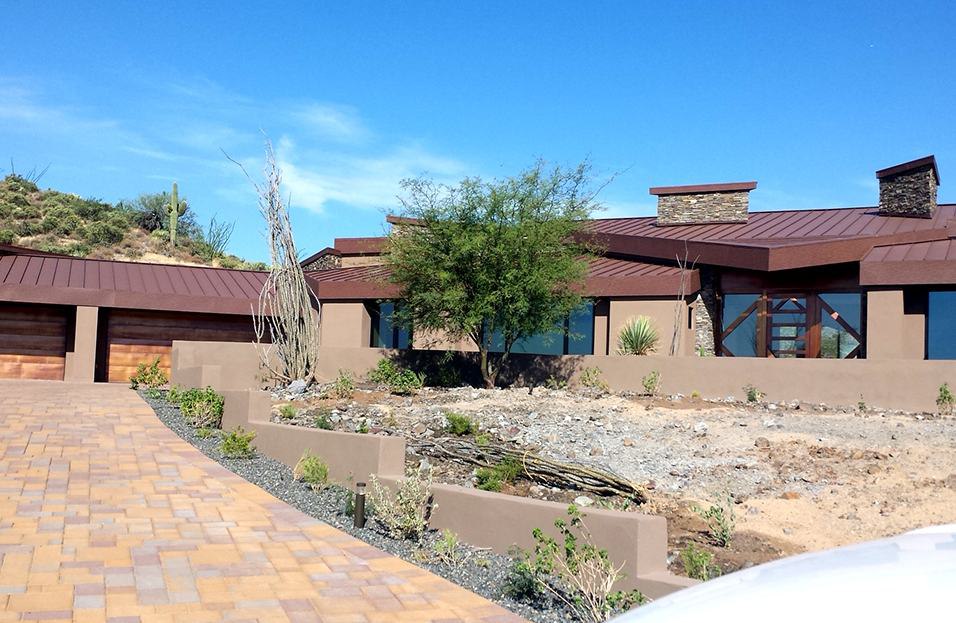 Fresh Rust® Standing Seam Metal Roofing Panels