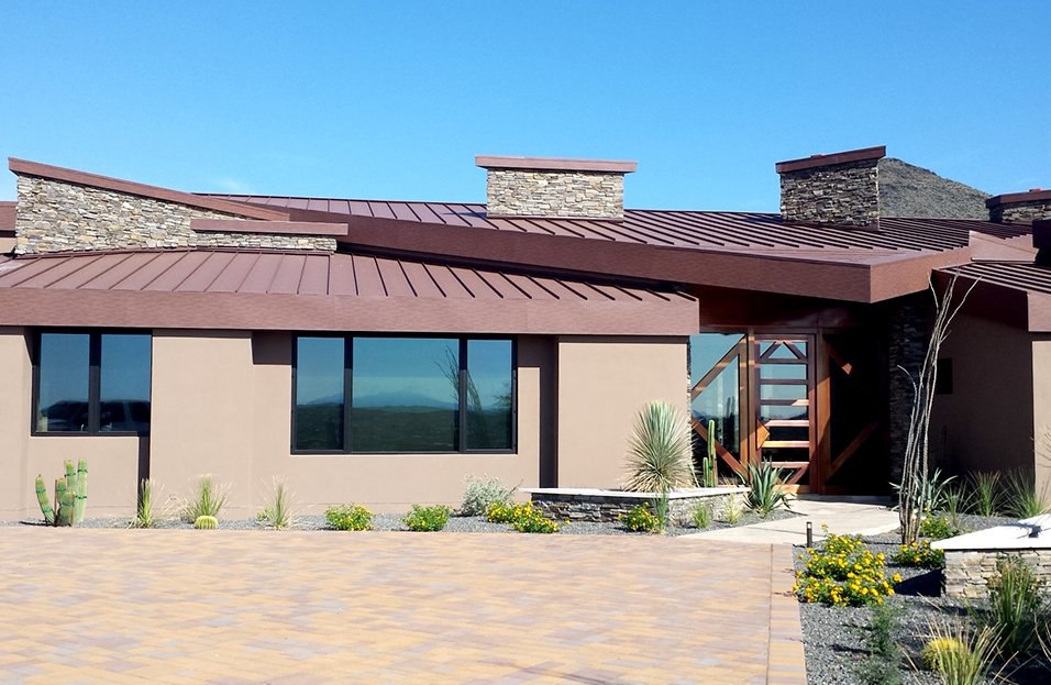 Fresh Rust® Standing Seam Metal Roofing Panels