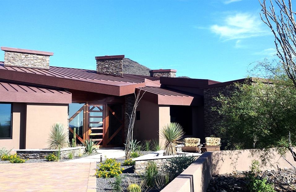 Fresh Rust® Metal Roof Panels - Painted To Look Like Real Rust