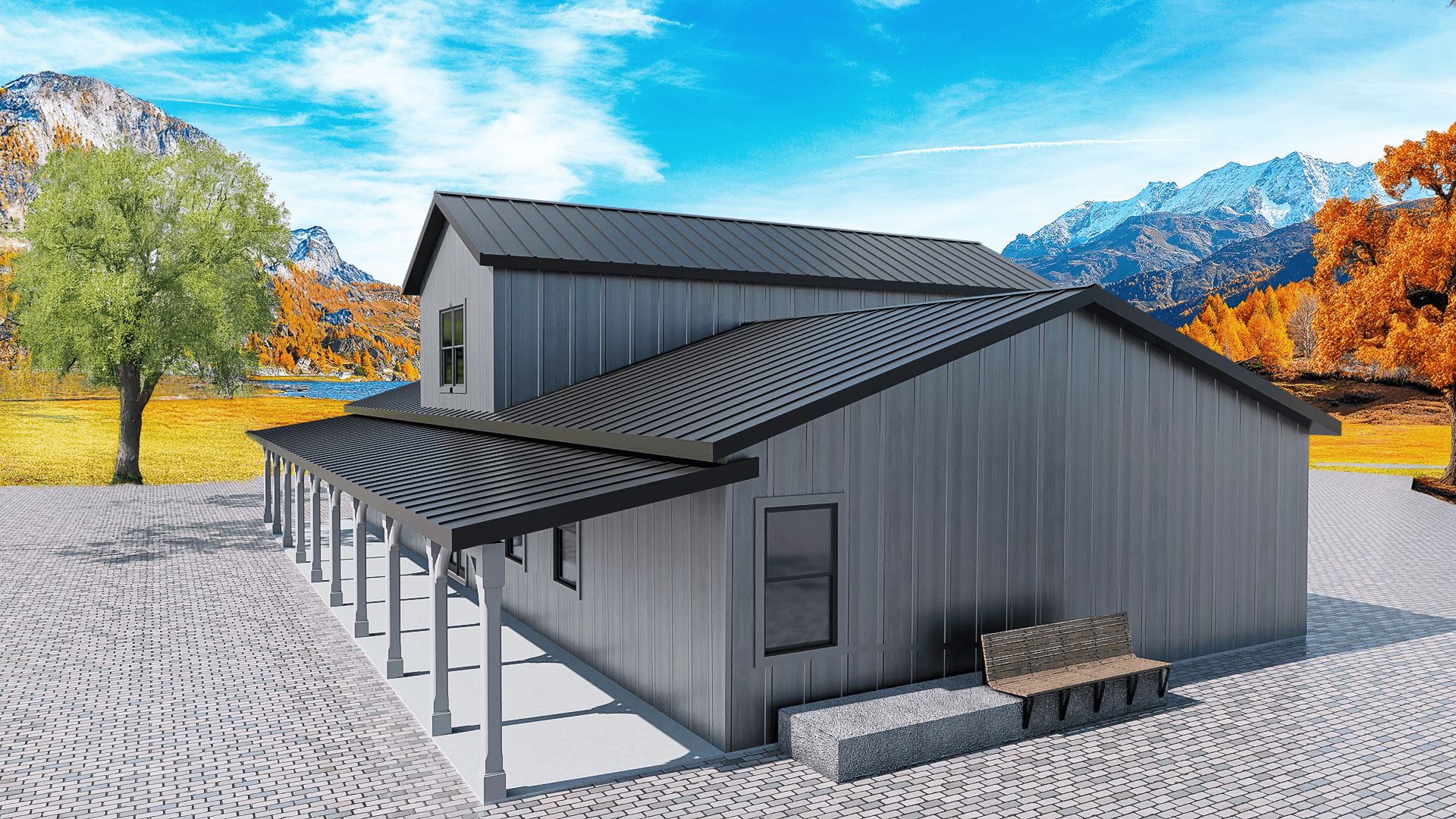 Gray Wood - Metal Siding That Looks Like Wood