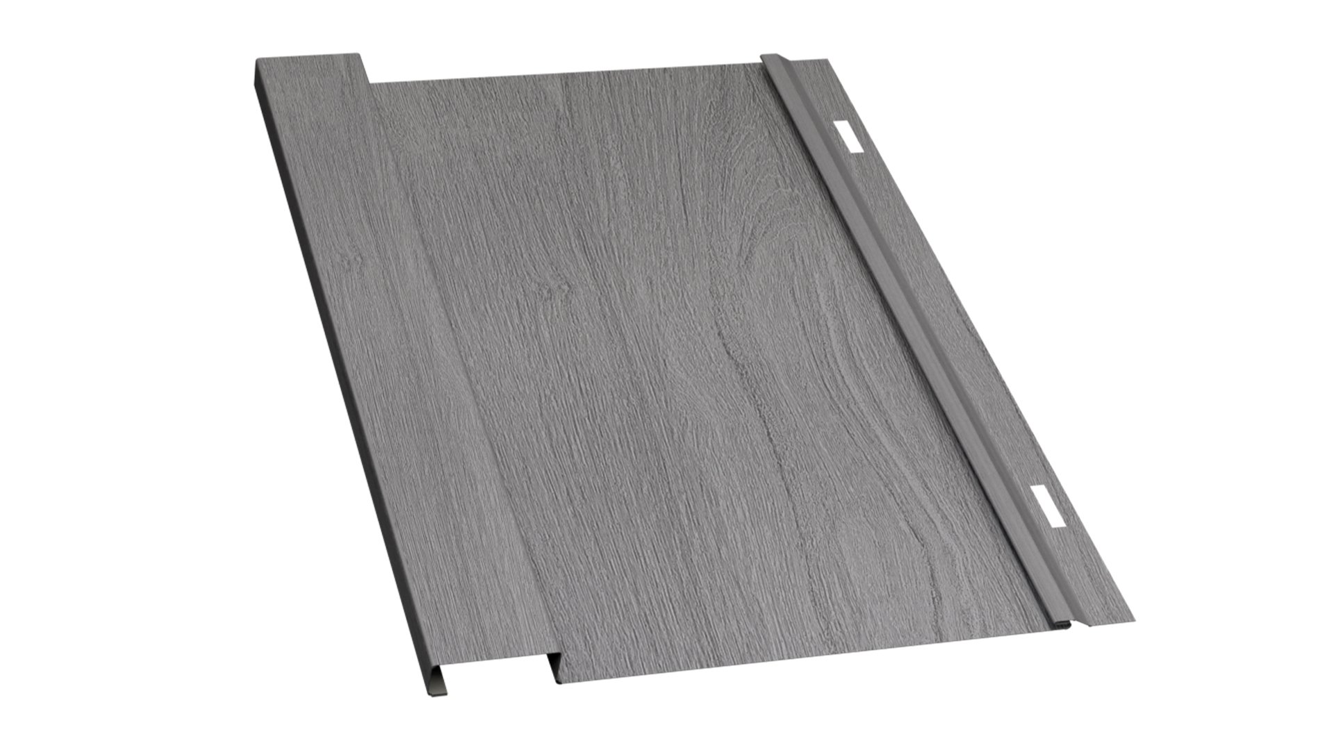 Metal Board & Batten Siding That Look Like Gray Wood