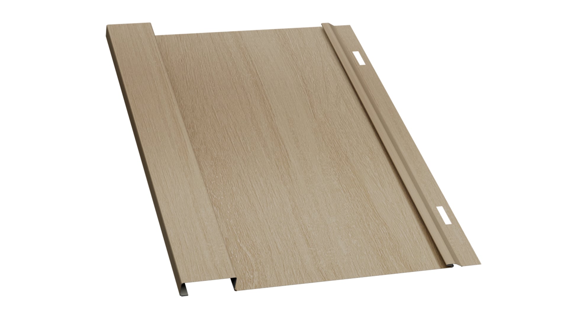 Metal Board & Batten Siding That Looks Like Maple Wood