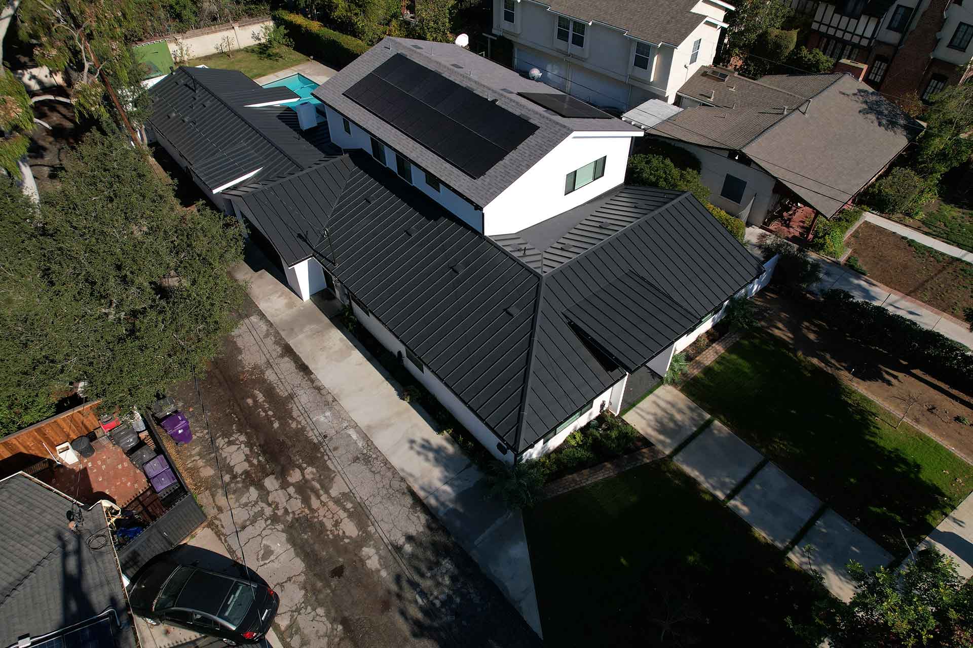 Matte Midnight Black Metal Roofing Panels | Western States Metal Roofing
