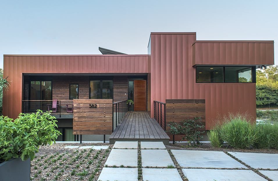 T-Groove® Flush Metal Wall Panel Plus Soffit Panel