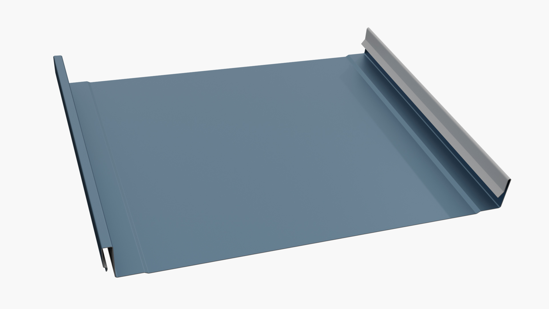 Metal Wall and Roof Panels in Slate Blue