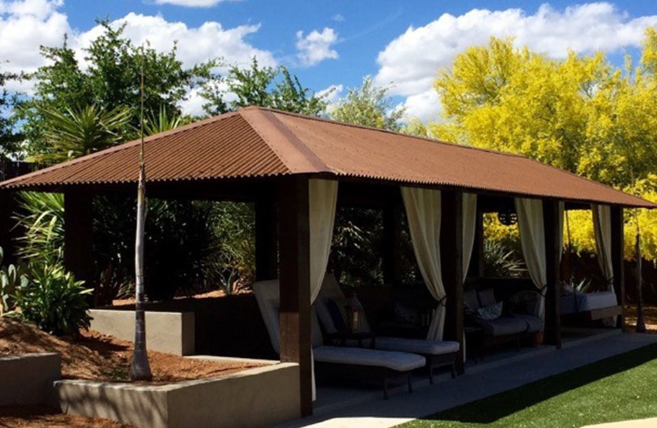 Speckled Rust®. Painted To Look Like Orange and Brown Rust