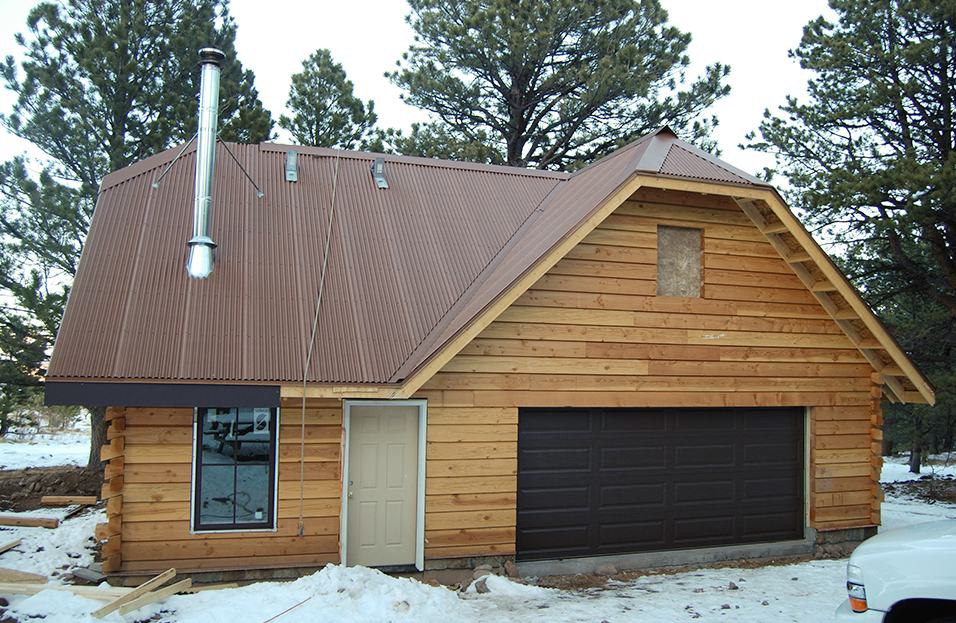 Weathered Metallic®. Painted Panel Designed To Look Like Rusted Roofing
