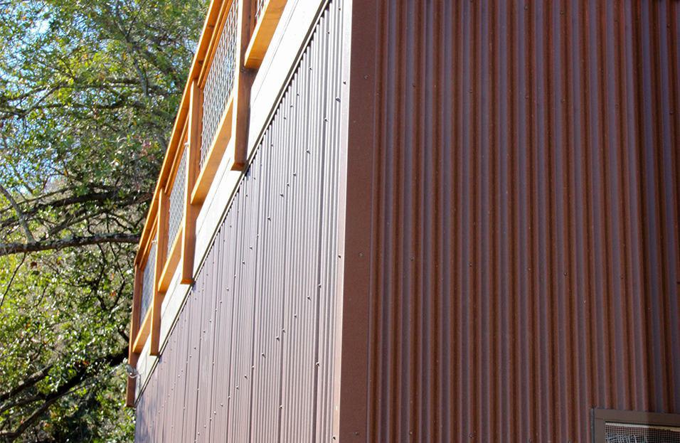 Rusted Corrugated Metal Panels