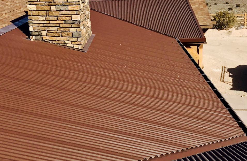 Weathered Rustic® Standing Seam Metal Roofing Panels