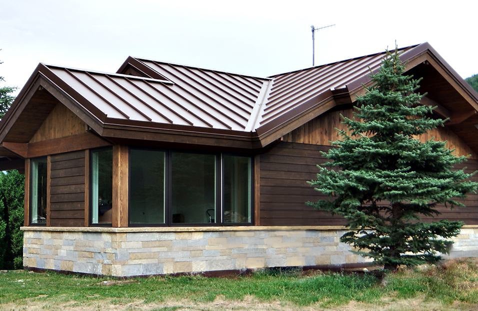 Weathered Rustic® Standing Seam Metal Roofing Panels