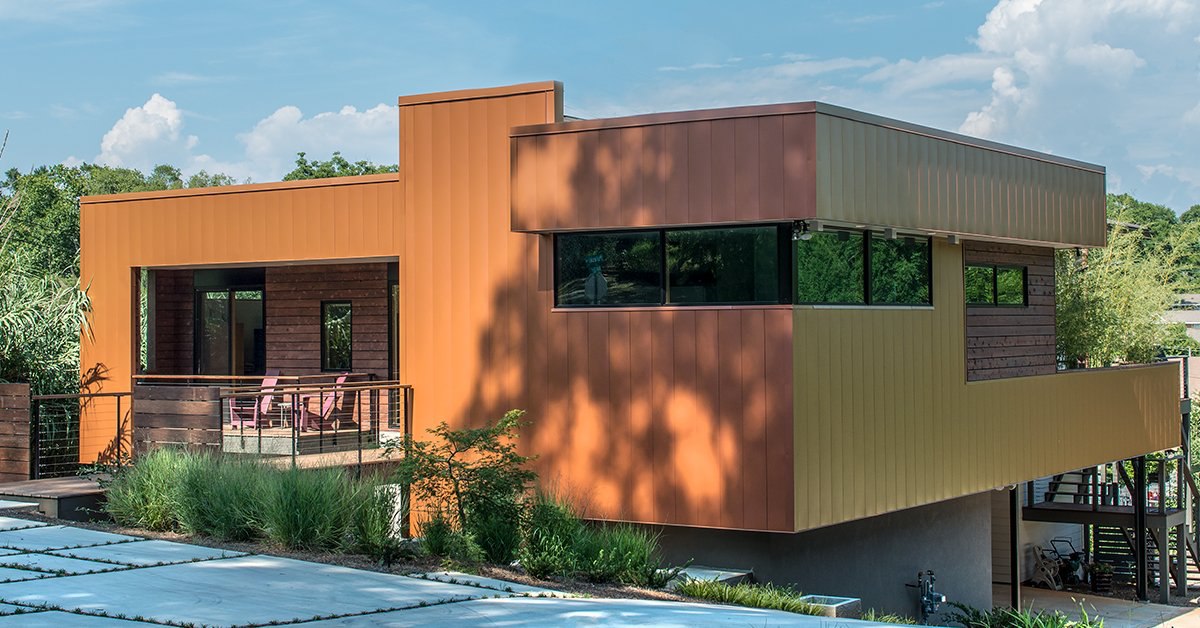 Selection Of Color Changing Metal Wall Panel Colors