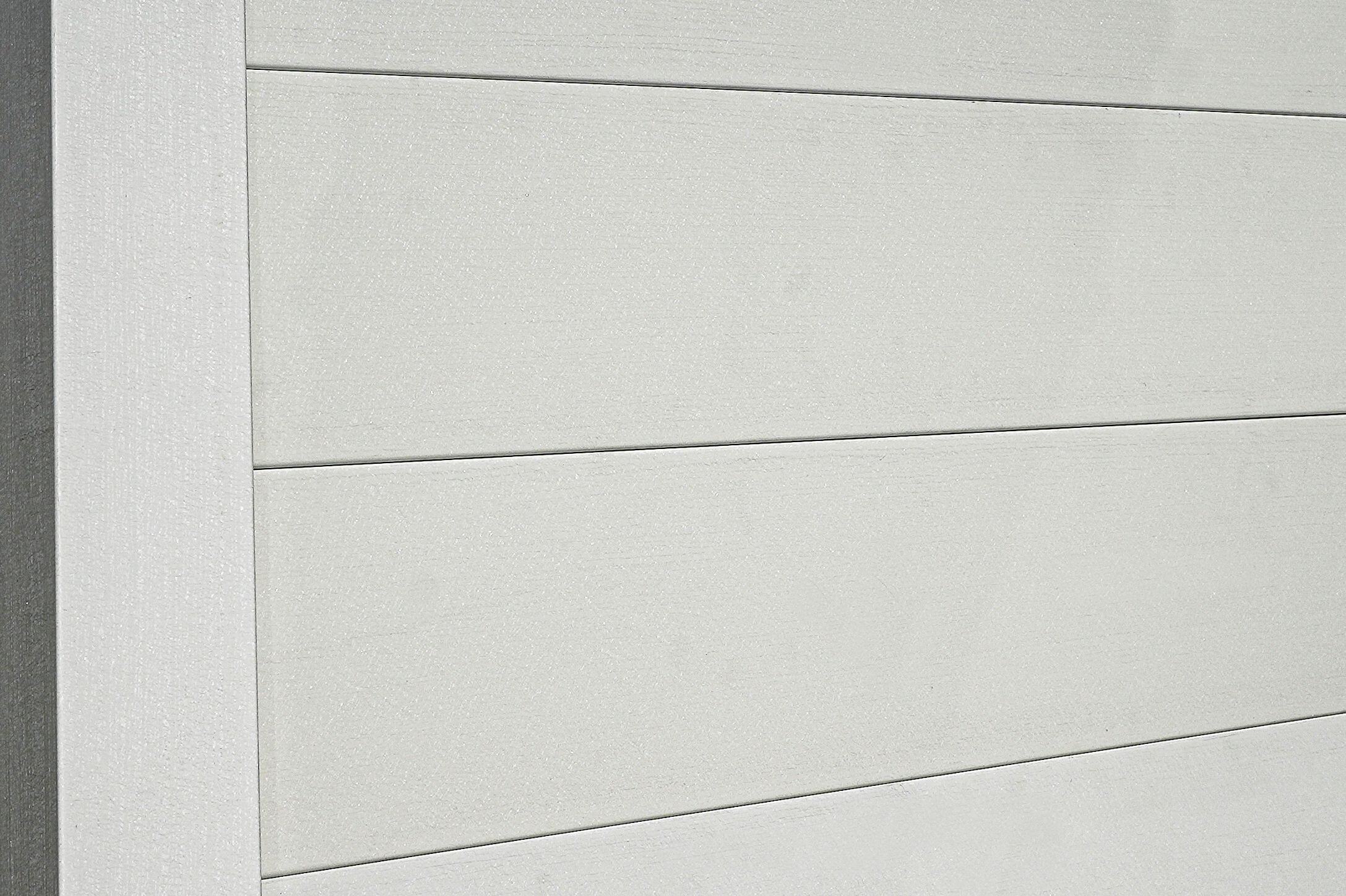 White Wood Metal Panels